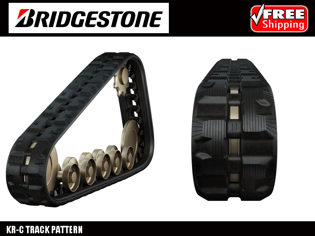 BRIDGESTONE rubber tracks 250x45x72KR-C — TractionSourceUSA.com