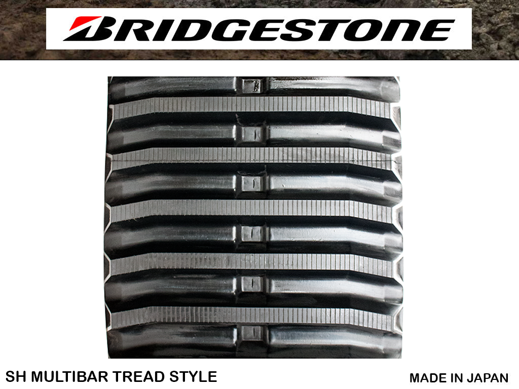 BRIDGESTONE rubber tracks 600x80x100SH — TractionSourceUSA.com