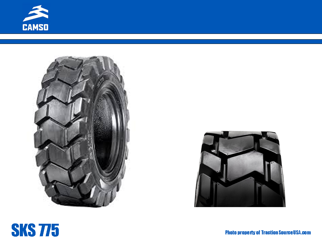 CAMSO SKS 775 L-5 rubber skid steer tire — TractionSourceUSA.com