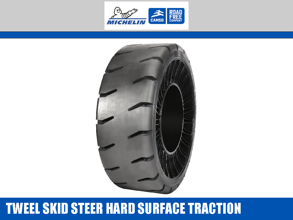 MICHELIN X Tweel Hard surface traction radial skid steer tire #69607 ...