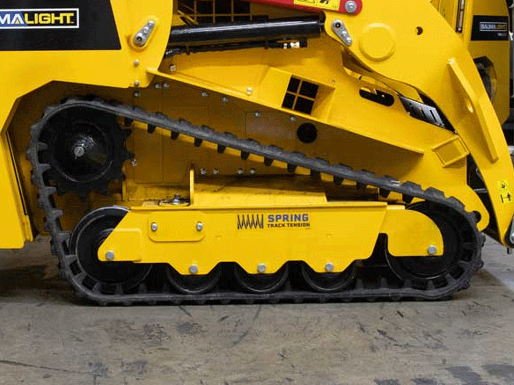 BaumaLight narrow rubber track roller, # D006812 — TractionSourceUSA.com
